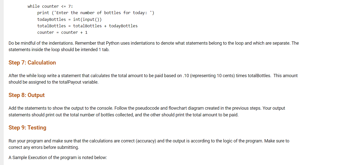 Solved Step 3: Declare and Initialize Variables The first | Chegg.com
