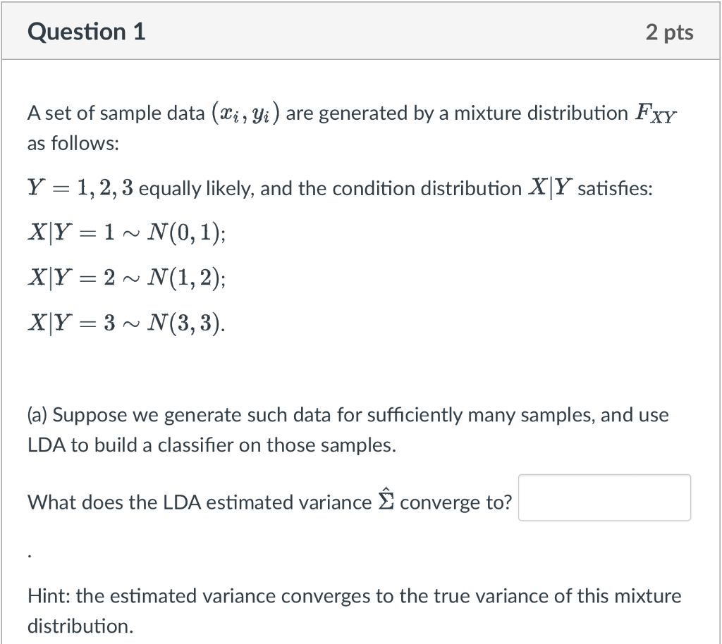Solved Please show me how to compute the TRUE VARIANCE of | Chegg.com