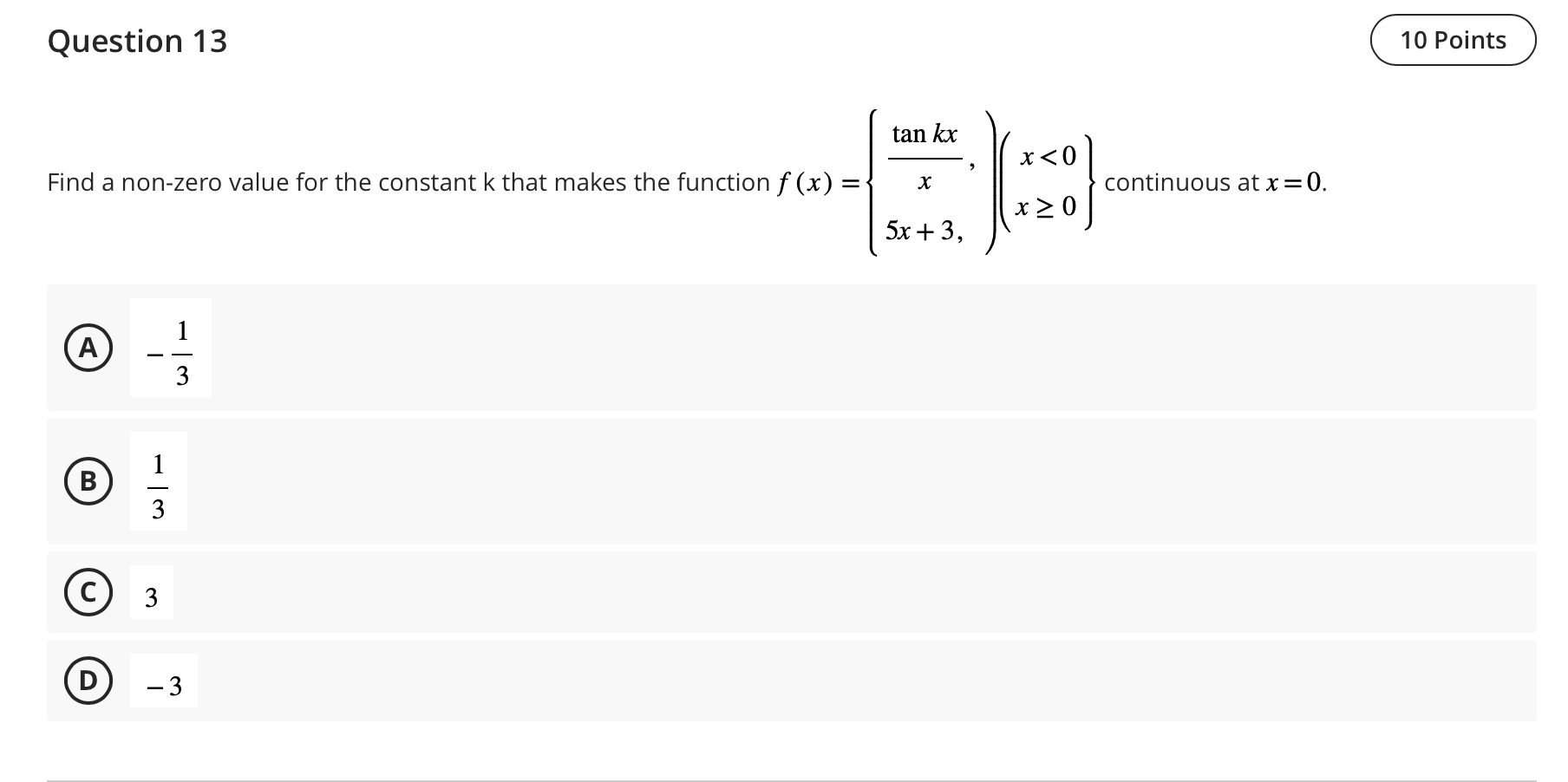 Solved Find a non-zero value for the constant k that makes | Chegg.com