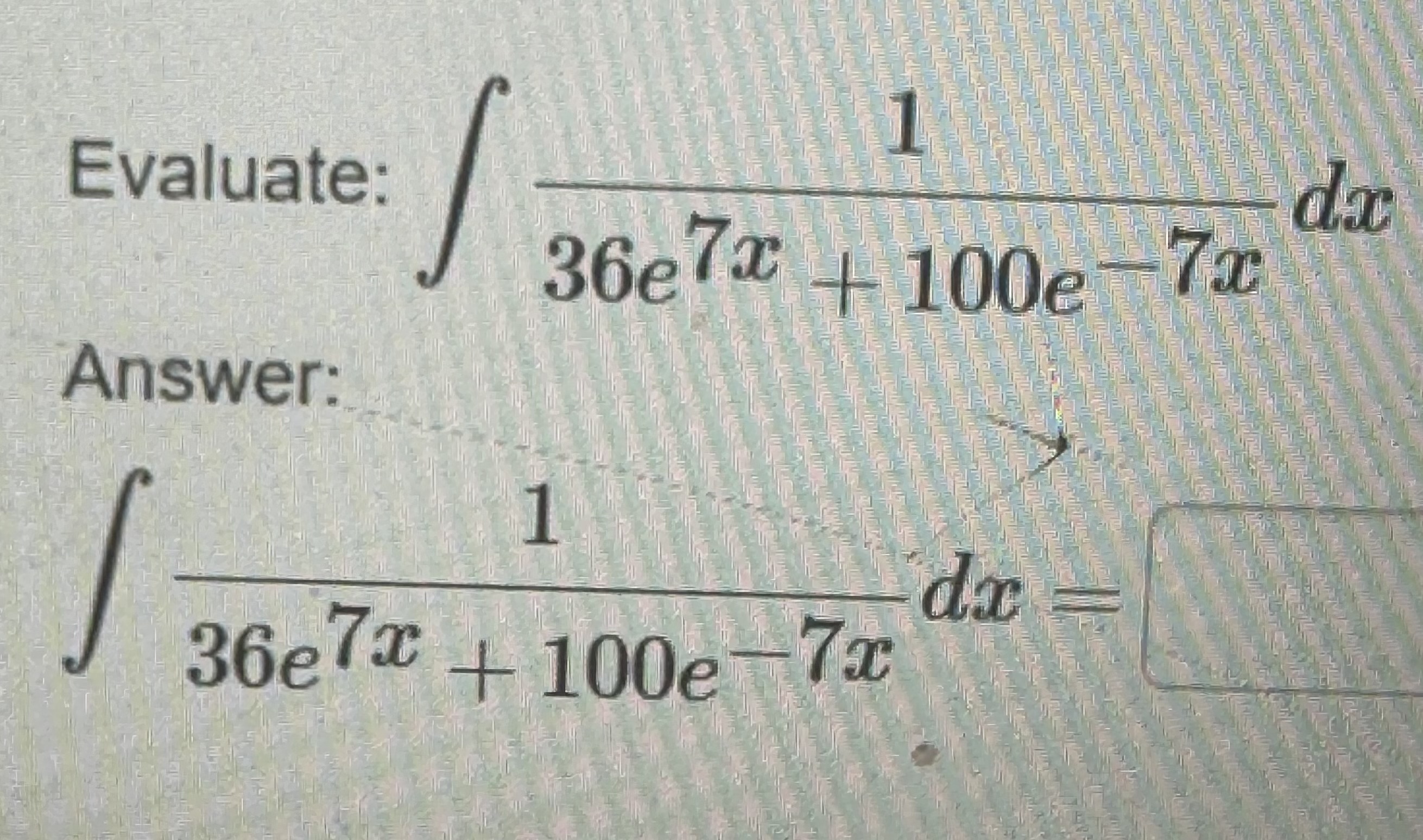 Solved Evaluate: | Chegg.com