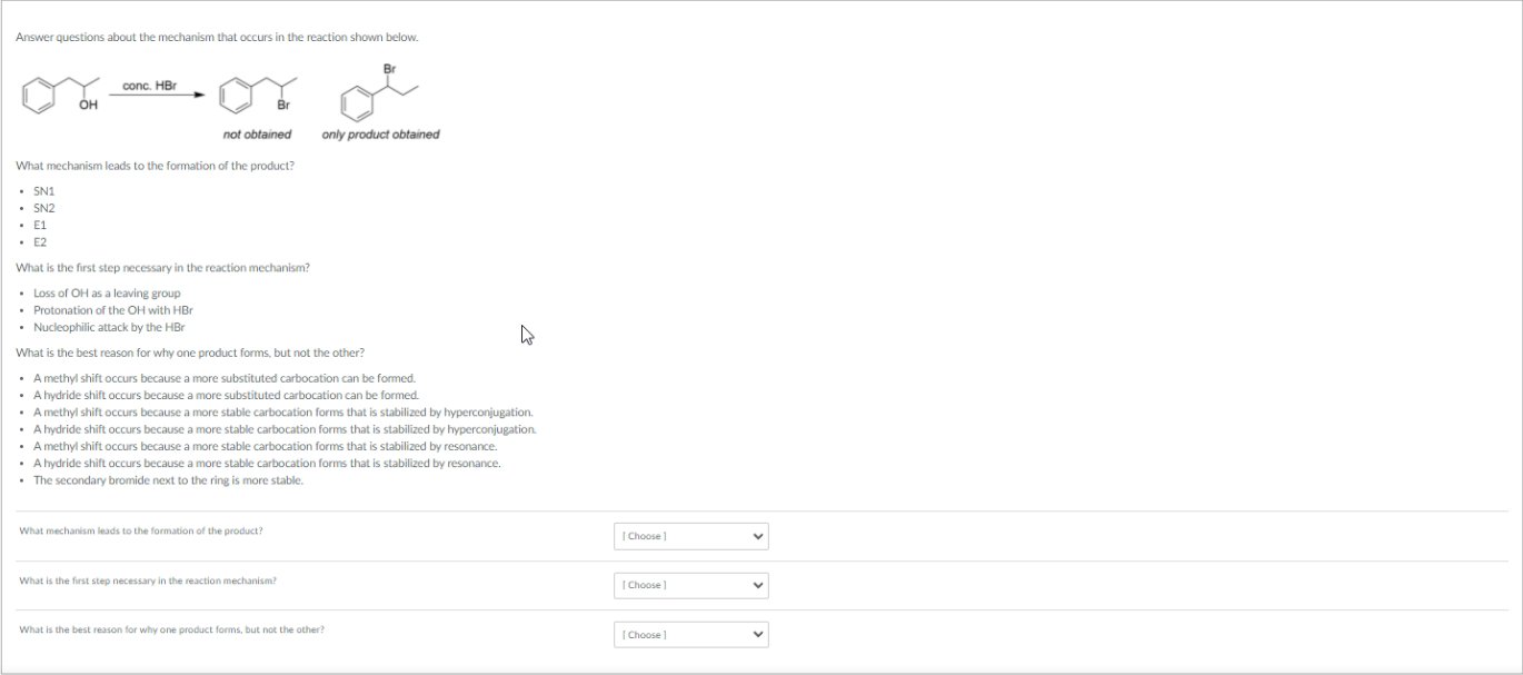 Solved Answer questions about the mechanism that occurs in | Chegg.com