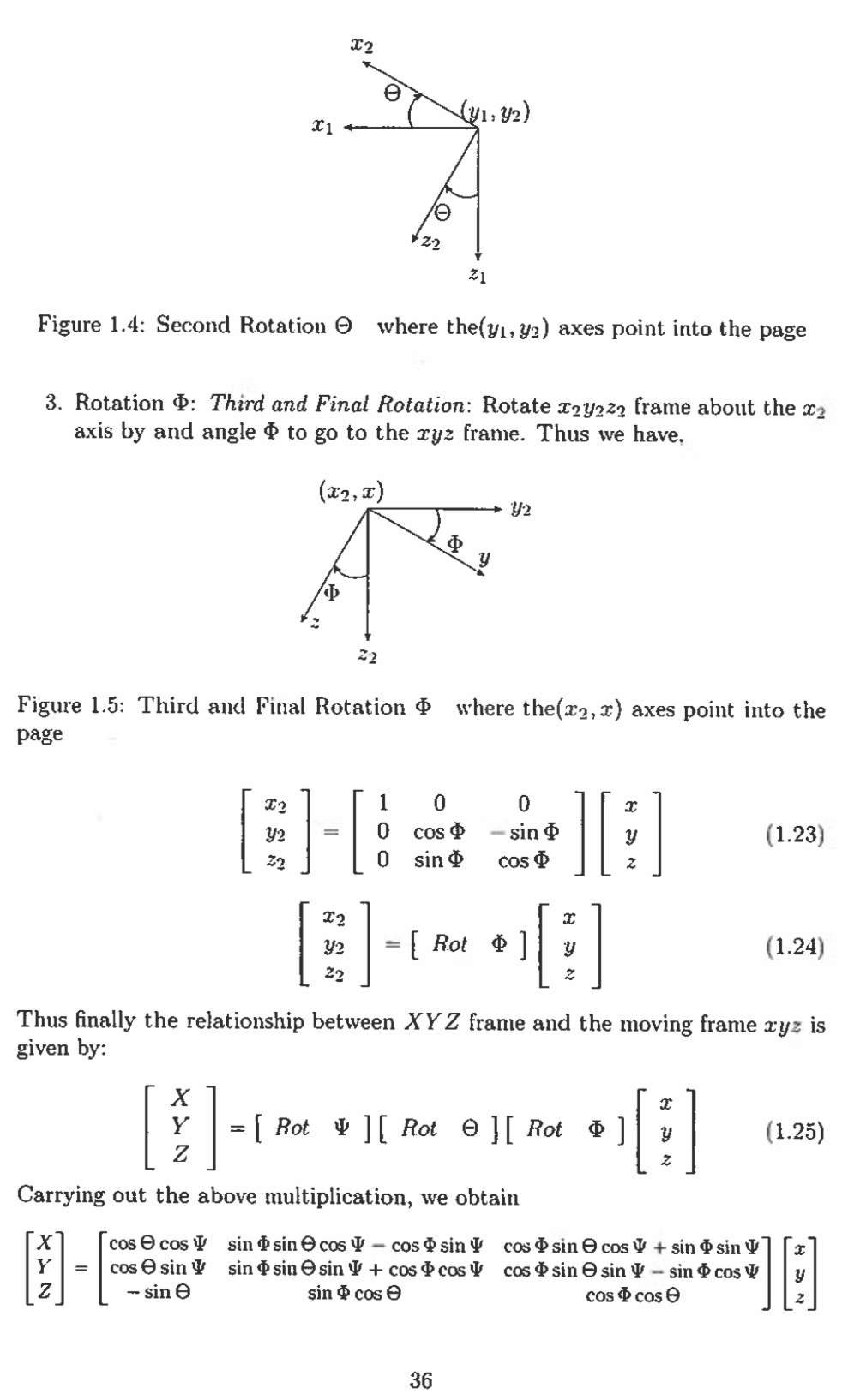 Exercise 2: Linearize the composite rotation matrix S | Chegg.com