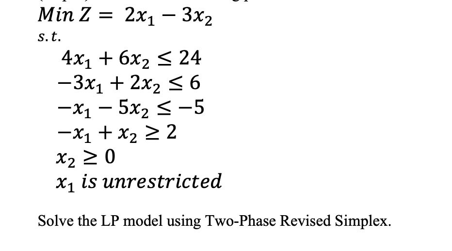 Identify the entering variables and leaving variables | Chegg.com