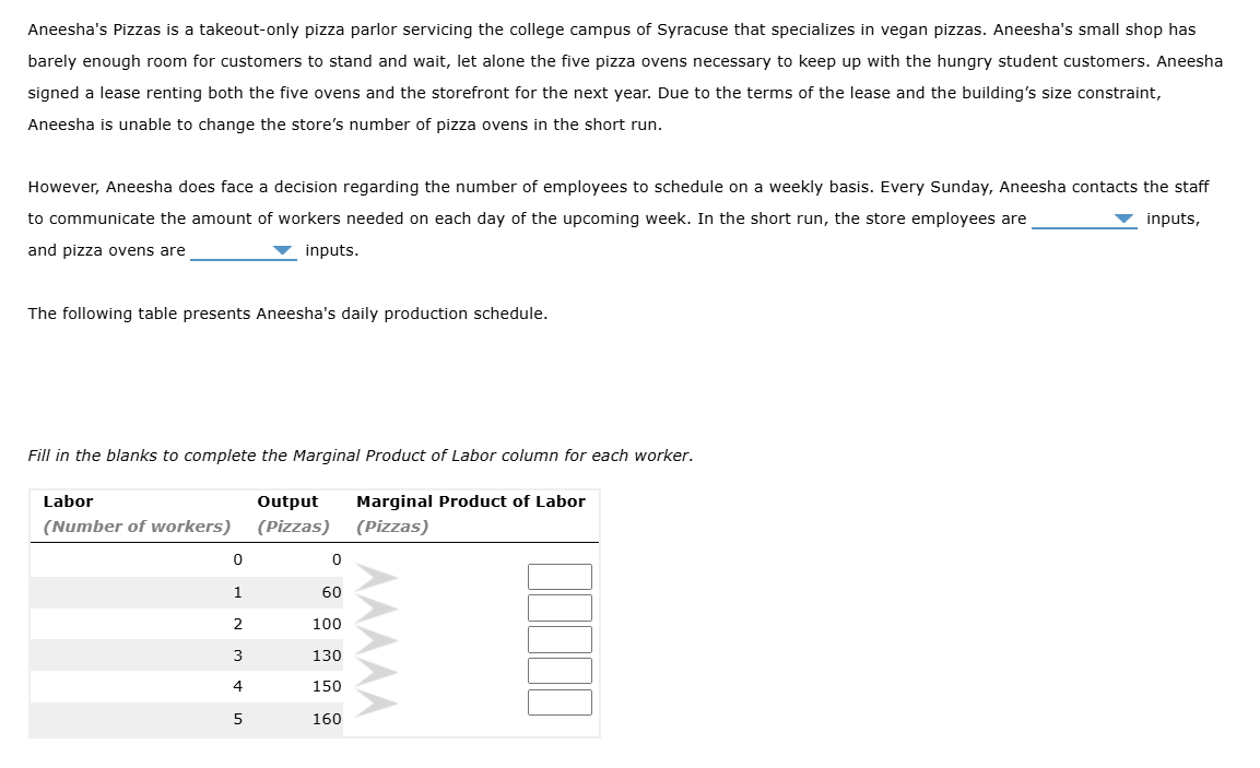 Solved ANSWER ALL:1st blank space options are: fixed and | Chegg.com