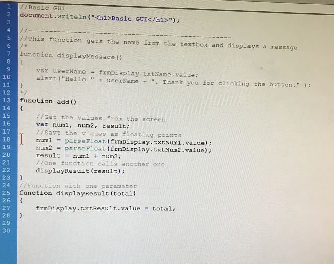 Solved Requirements D Create an HTML file and an external | Chegg.com