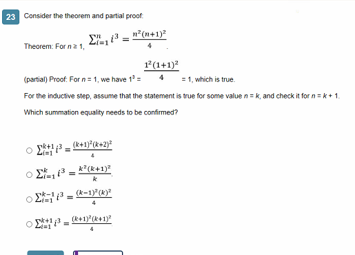 Solved 23 Consider the theorem and partial proof Theorem: | Chegg.com