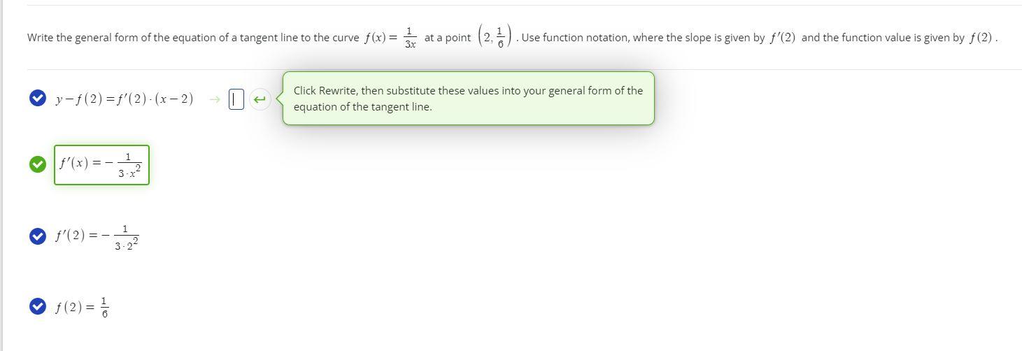 Solved Write the general form of the equation of a tangent | Chegg.com