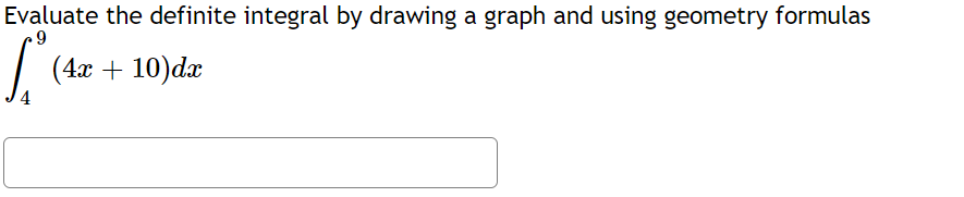 Solved Evaluate the definite integral by drawing a graph and | Chegg.com