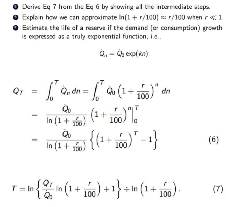 Solved Derive Eq 7 from the Eq 6 by showing all the | Chegg.com