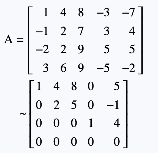 Solved Show the null space basis vectors satisfy the | Chegg.com