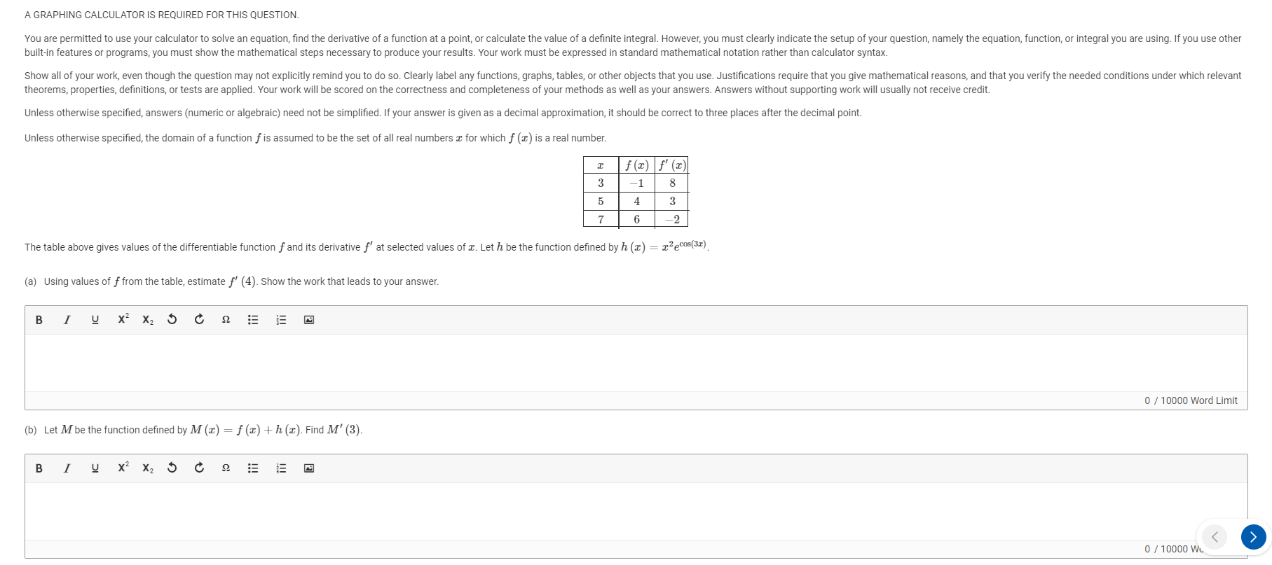 Solved Unless otherwise specified, the domain of a function | Chegg.com