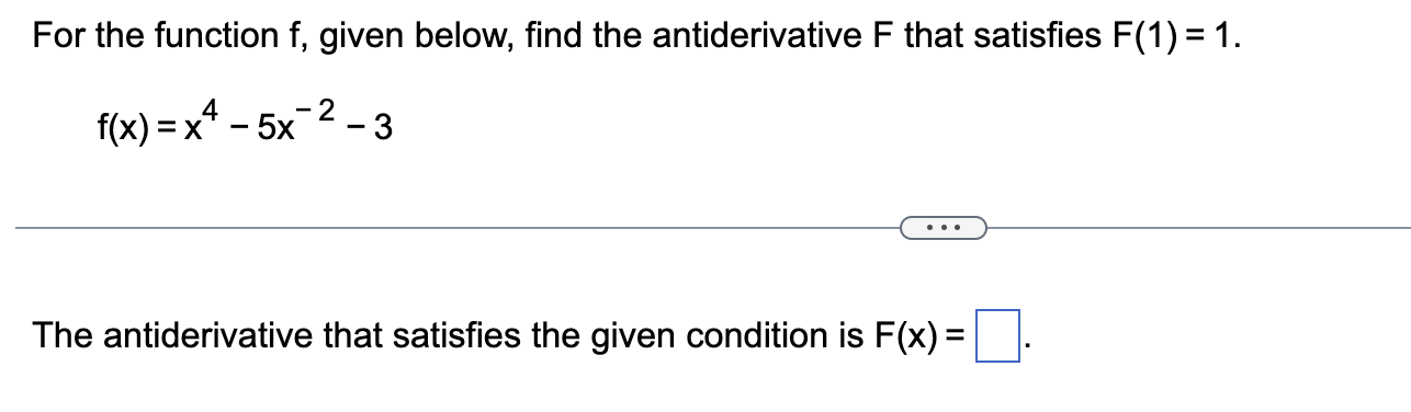 Solved For the function f, given below, find the | Chegg.com