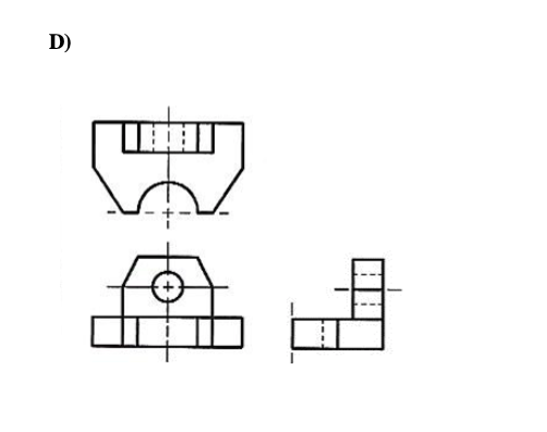 Solved (40 pts) The three standard views of 7 objects are | Chegg.com