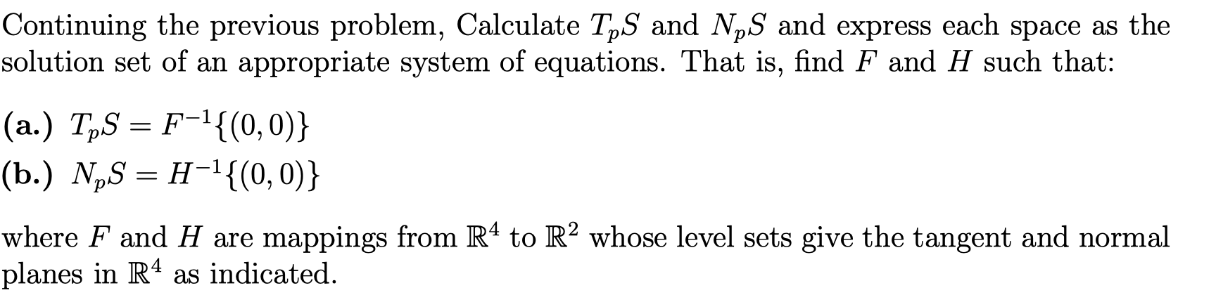 Solved Continuing the previous problem, Calculate TpS and | Chegg.com