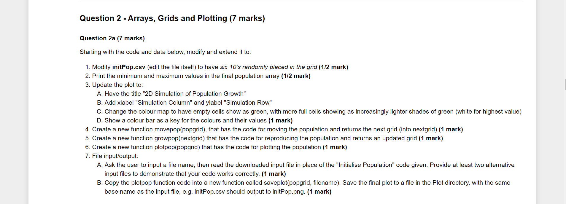 Addition: import random import matplotlib.pyplot as | Chegg.com