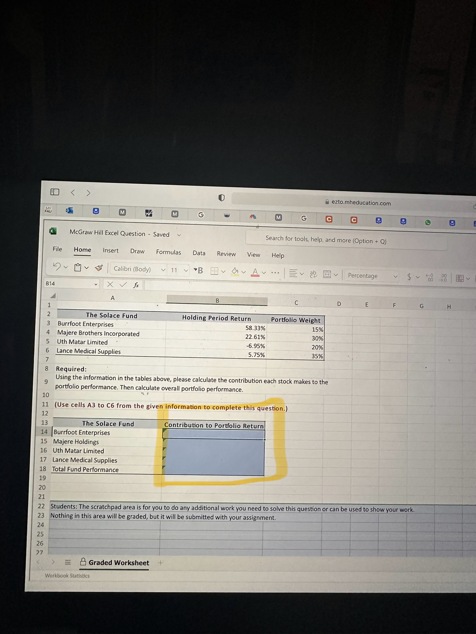 Solved I need help finding the highlighted area. | Chegg.com