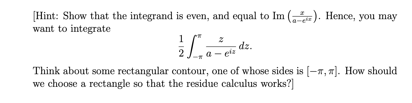 Solved [Hint: Show that the integrand is even, and equal to | Chegg.com