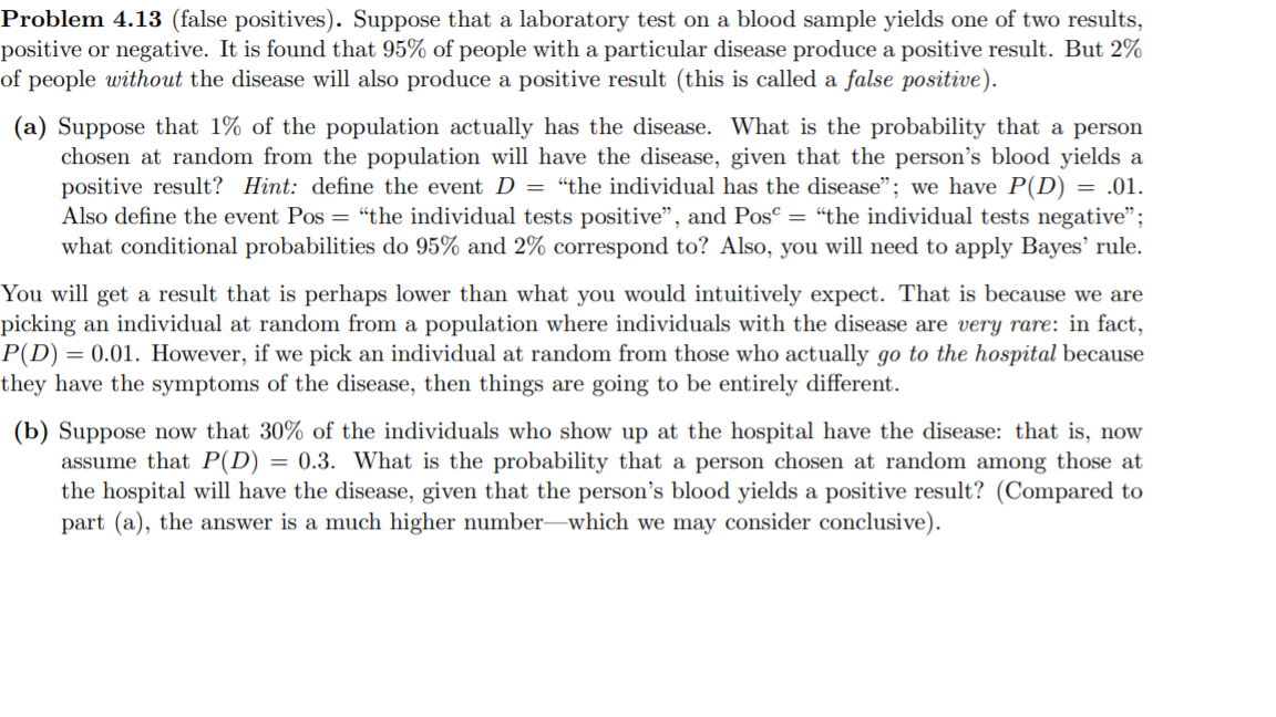 Solved Problem 4.13 (false positives). Suppose that a | Chegg.com