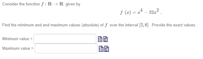Solved Consider the function f:R→R ﻿given | Chegg.com