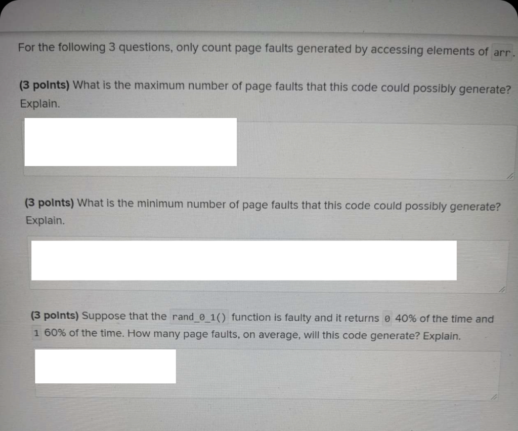 Solved Q6 Virtual Memory 33 Points You are building a | Chegg.com