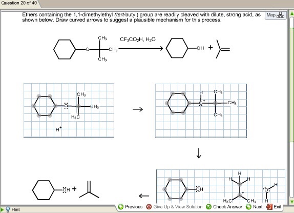 Solved Question 20 of 40 Ethers containing the | Chegg.com