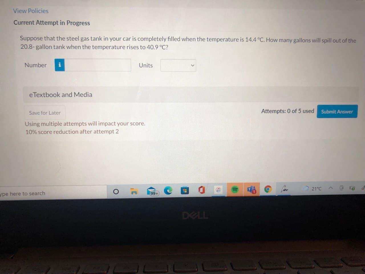 Solved View Policies Current Attempt in Progress Suppose | Chegg.com