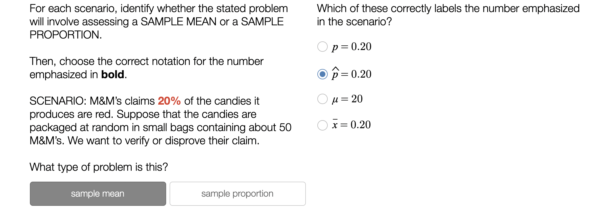 Solved For each scenario, identify whether the stated | Chegg.com