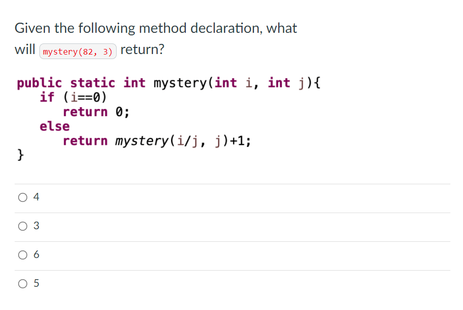 Solved What is the output of the following Java program? | Chegg.com