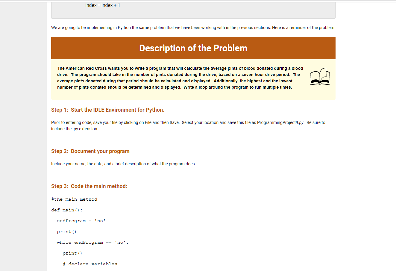Solved PLEASE FOLLOW THESE STEPS AND DO IT IN IDLE PROGRAM | Chegg.com