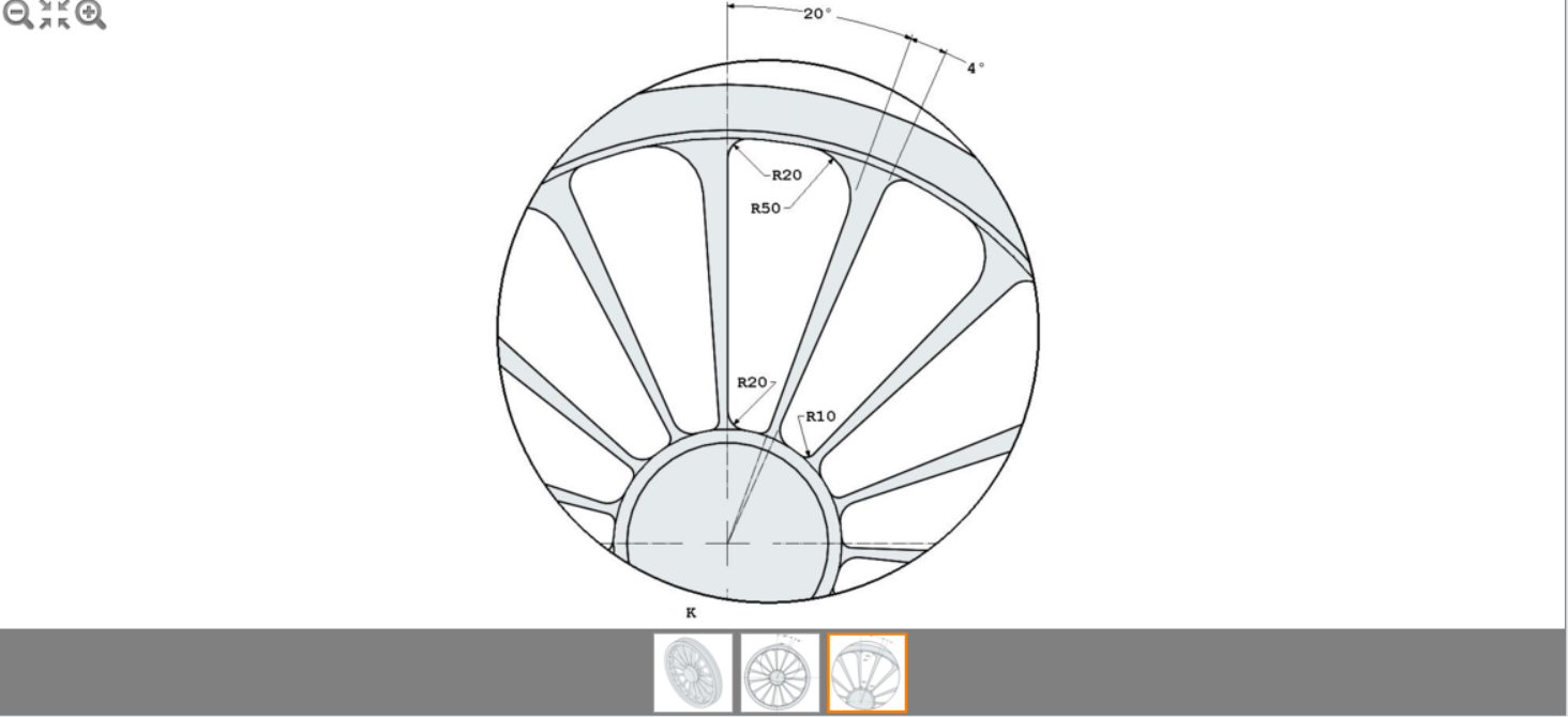 Solved D11802: Intermediate Part - Step 2 - (Wheel) Modify | Chegg.com