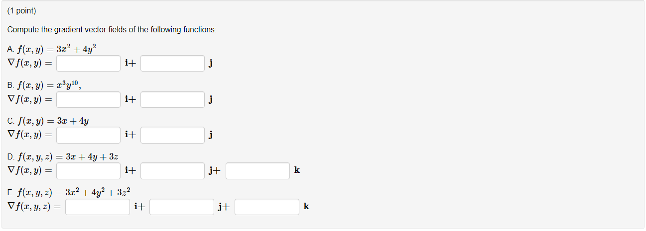 Solved (1 point) Suppose f(x,y)=1x2+1xy−2y2,P=(3,−1), and | Chegg.com