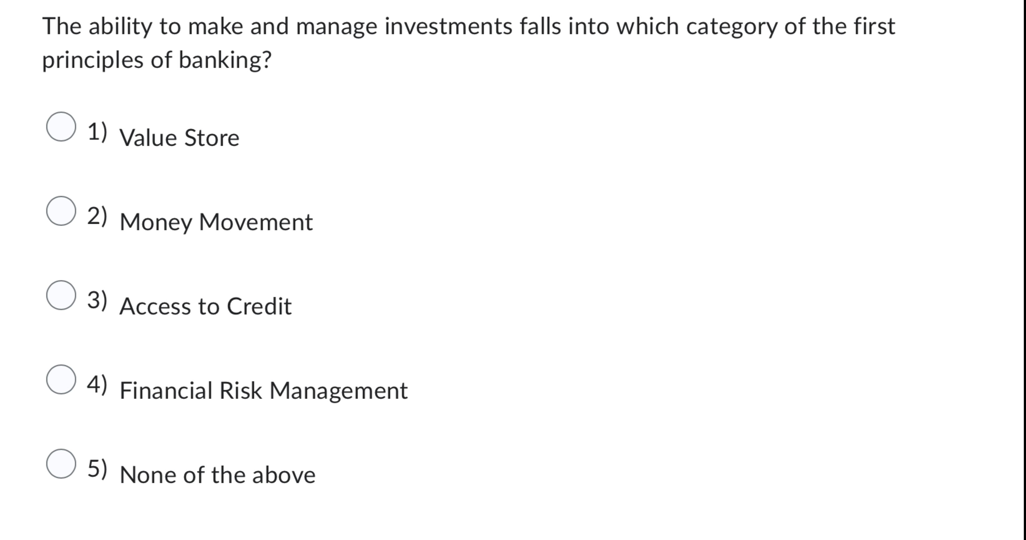 Solved The ability to make and manage investments falls into | Chegg.com