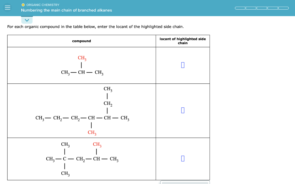 Solved MIT O ORGANIC CHEMISTRY Numbering the main chain of | Chegg.com