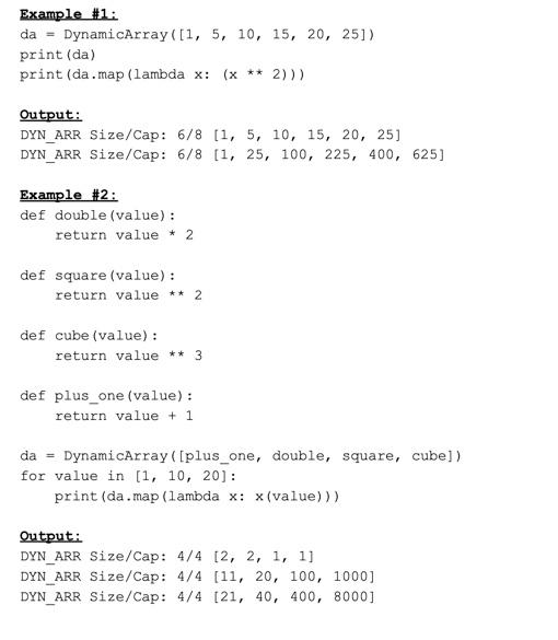 def map(self, map_func) -> object: This method | Chegg.com