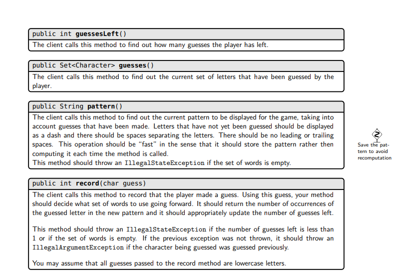 current : Overview: The Game of (Evil) Hangman Sample | Chegg.com