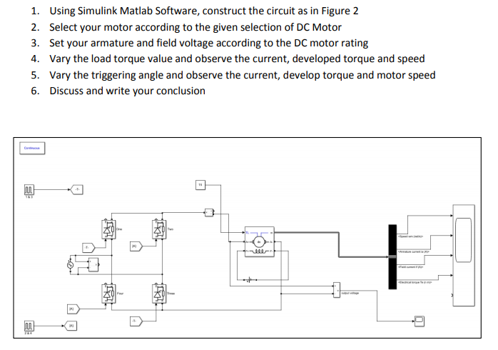 1. Using Simulink Matlab Software, construct the | Chegg.com