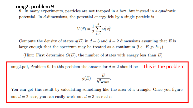Solved omg2. ﻿problem 9In ﻿many experiments, particles are | Chegg.com