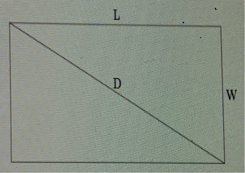 Solved Consider the labeled rectangle pictured below: The | Chegg.com