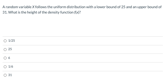 Solved A random variable X follows the uniform distribution | Chegg.com