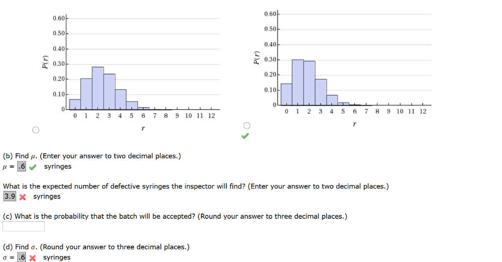 Solved The quality-control inspector of a production plant | Chegg.com