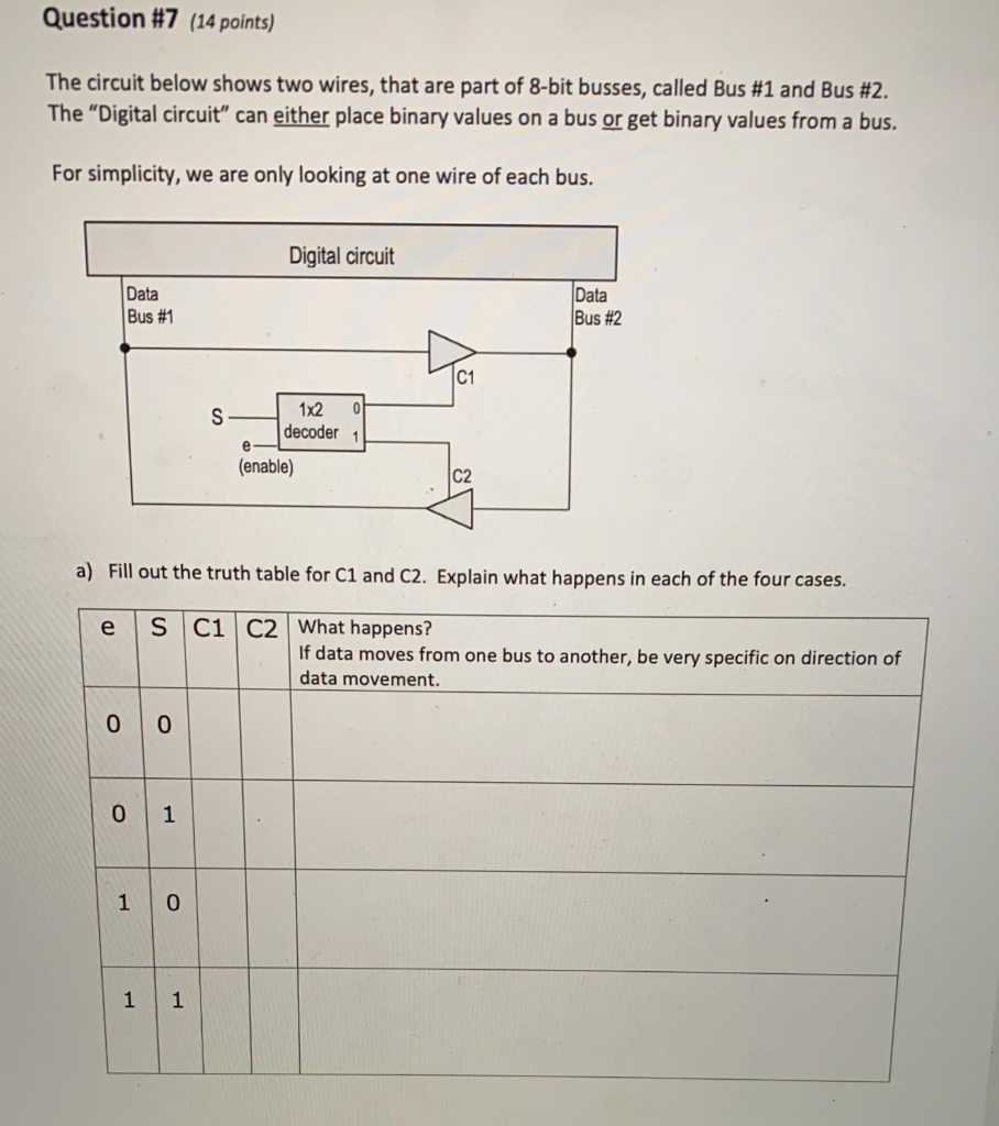 Solved Question #7 (14 points) The circuit below shows two | Chegg.com