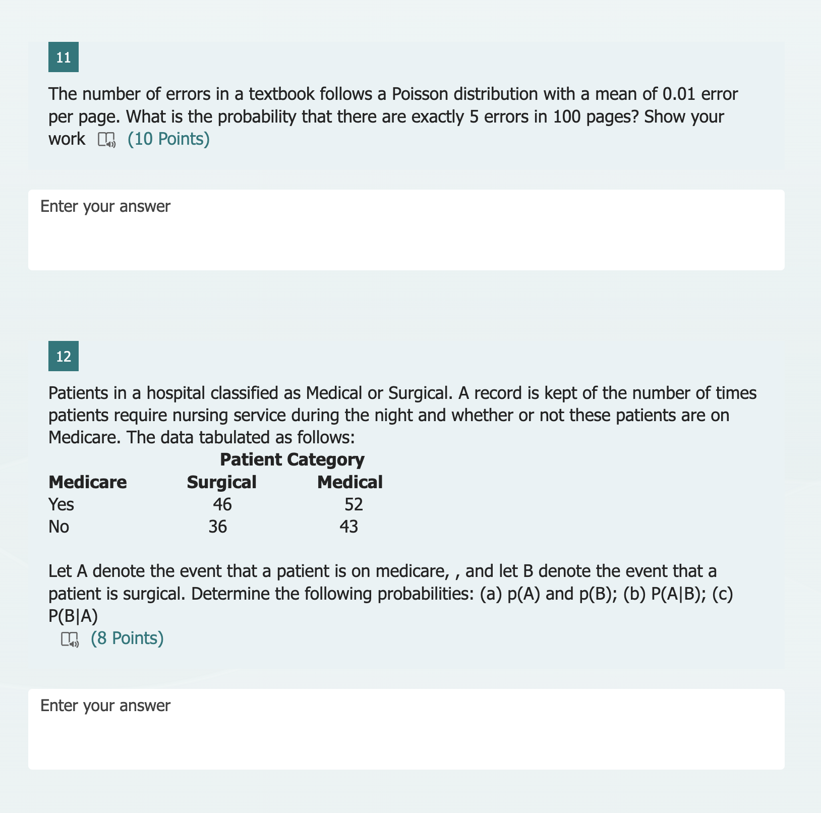 Solved The number of errors in a textbook follows a Poisson | Chegg.com