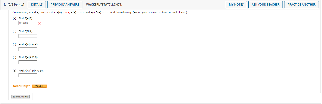 Solved 8. [0/5 Points] DETAILS PREVIOUS ANSWERS | Chegg.com