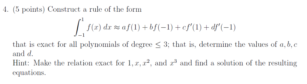 Solved 4. (5 points) Construct a rule of the form that is | Chegg.com