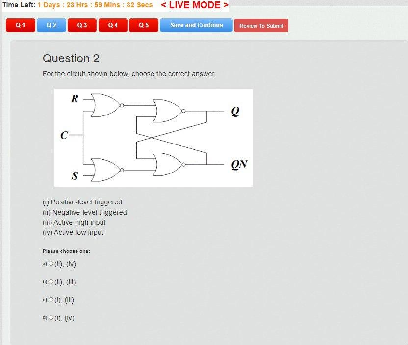 Solved For the circuit shown below, choose the correct | Chegg.com