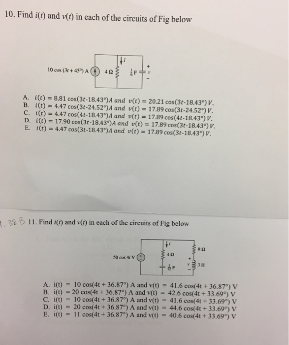 Solved 8. Determine i1 in the circuit of Fig. below using | Chegg.com