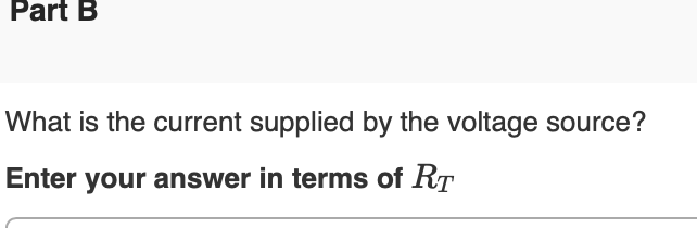 Solved What is the current supplied by the voltage source? | Chegg.com