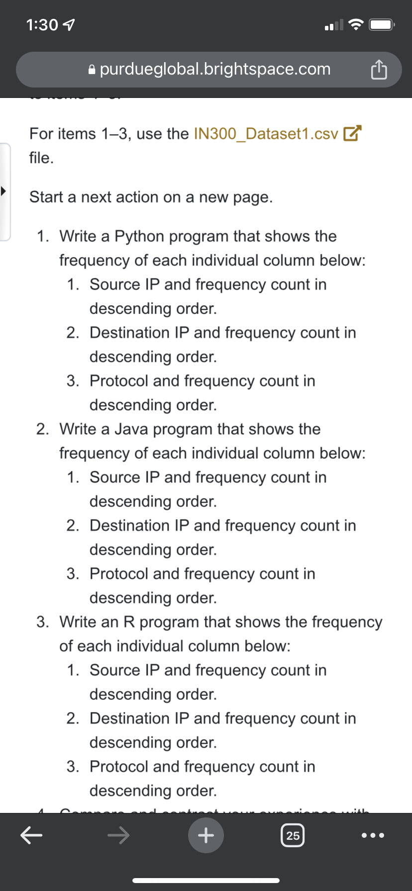 1. Write a Python program that shows the frequency of | Chegg.com