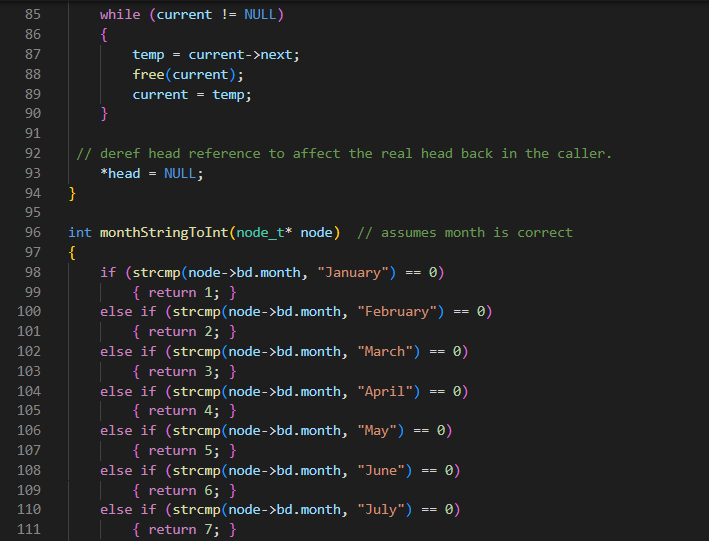Solved (IN C) Could someone please help fix my memory leaks? | Chegg.com