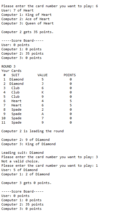 Solved Write a C++ program which will play a card game | Chegg.com
